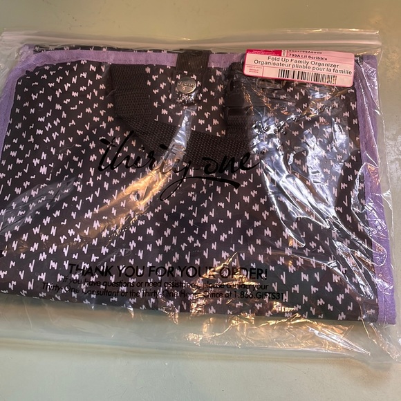 thirty-one | Bags | Thirtyone Fold Up Family Organizer Lil Scribble New ...